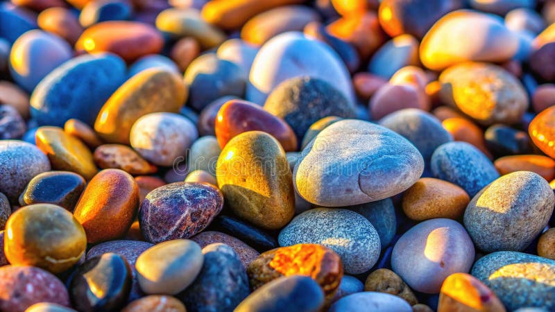 Seamless Gray Pebble Texture Background HighQuality Natural Stone ...