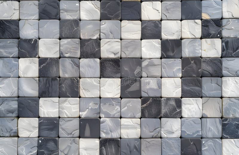 Seamless Gray and White Brick Pavers Pattern Stock Illustration ...