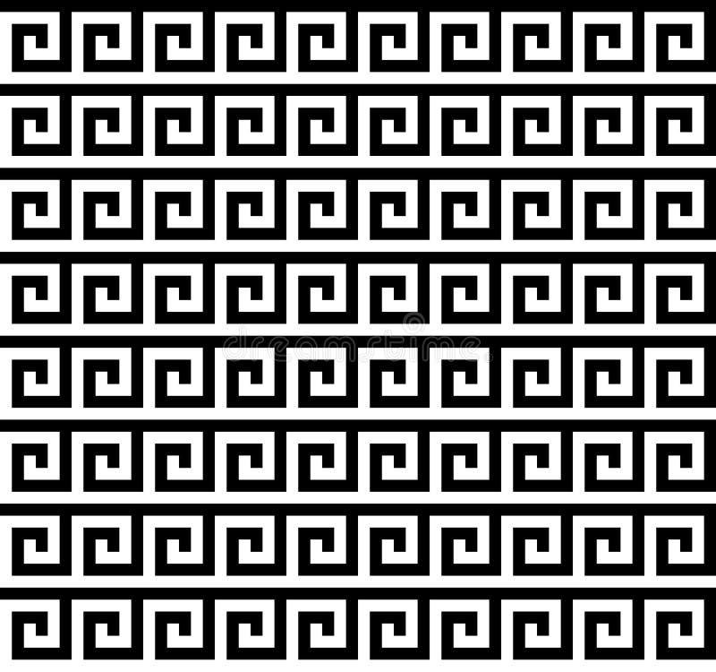 Seamless Greek Key Luxury Background Pattern Texture Stock Vector ...