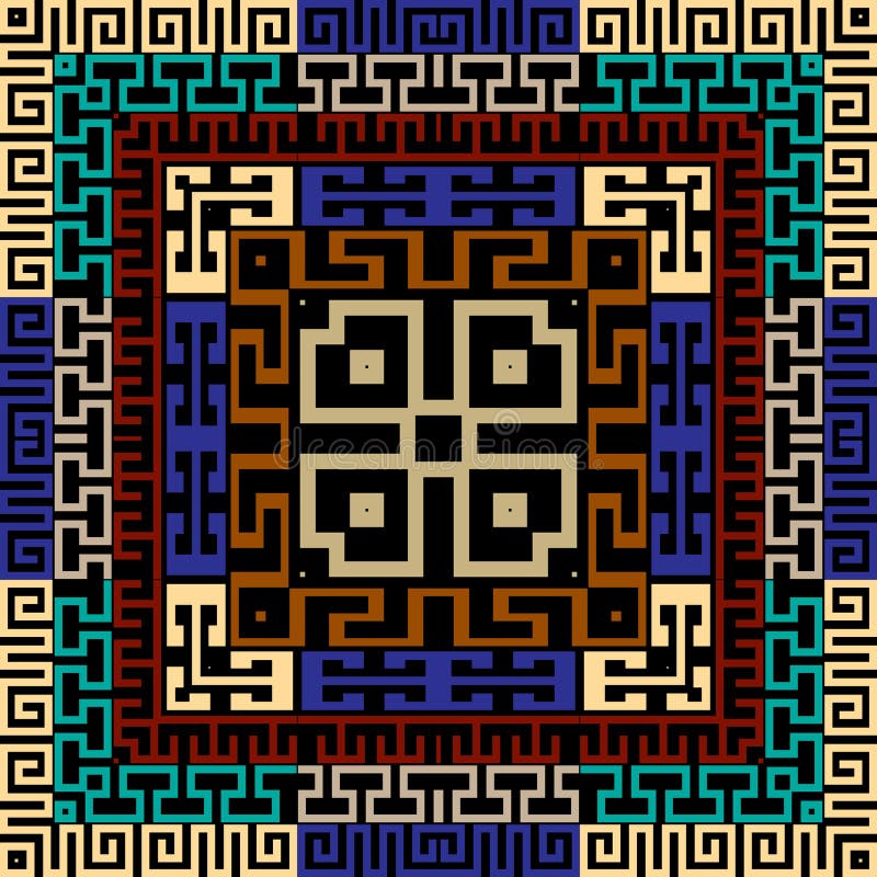 Greek Key Ornamental Modern Background Stock Illustrations – 5,619 ...