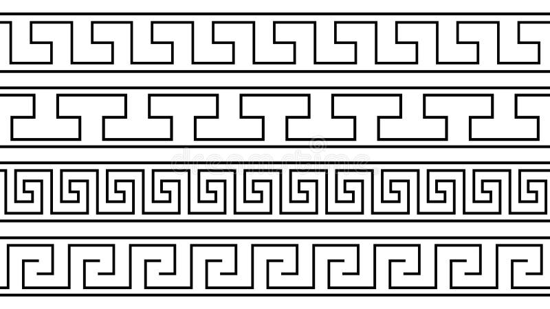 Simple Greek Key Frame Stock Illustrations – 148 Simple Greek Key Frame ...