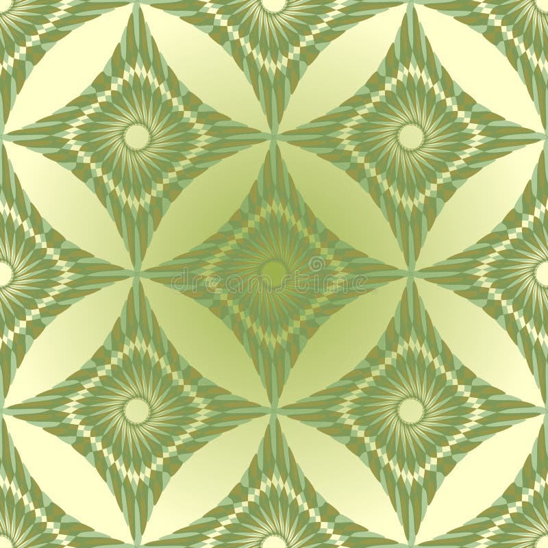 Seamless Green Abstract Background with Rhomboid Patterns Stock ...