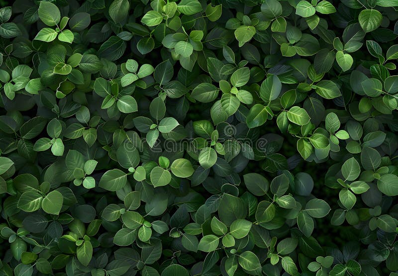 Seamless Green Foliage Texture Background Stock Illustration ...