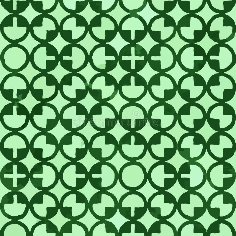 Seamless Green Geometric Texture Pattern for Decor and Textile Fabric ...