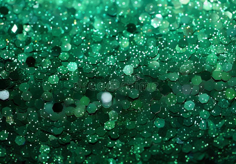 Seamless Green Glitter Background Texture Stock Illustration ...