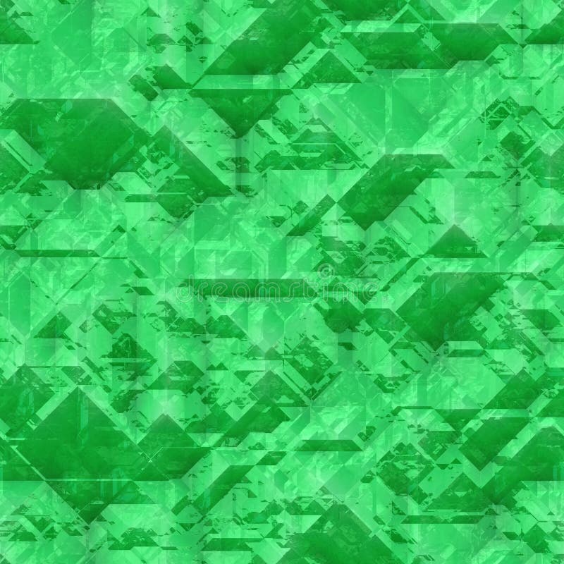 Seamless Green Granite Stone Blocks Texture Stock Illustration ...