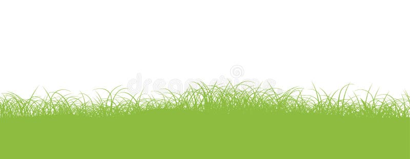 Seamless Green Grassy Field Vector Background Illustration with Text ...