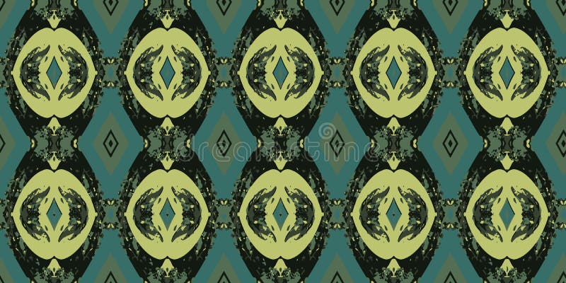 Seamless Green Lace Ornament. Vector Graphics Stock Vector ...