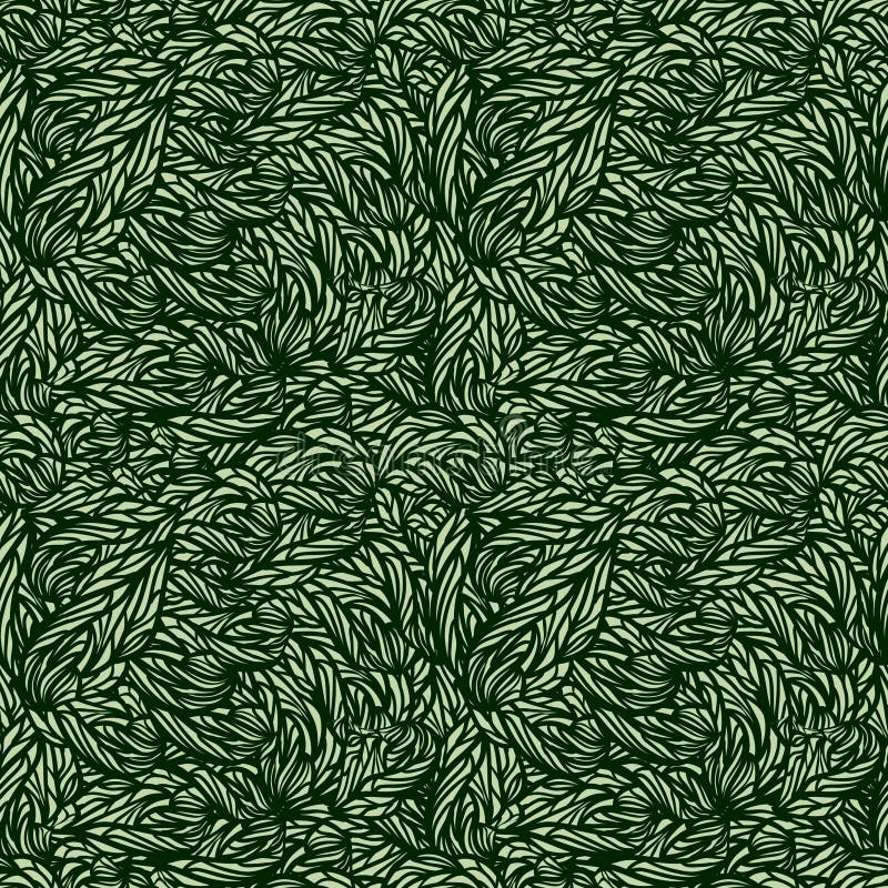 Seamless Green Leaves Texture Stock Vector - Illustration of seamless ...
