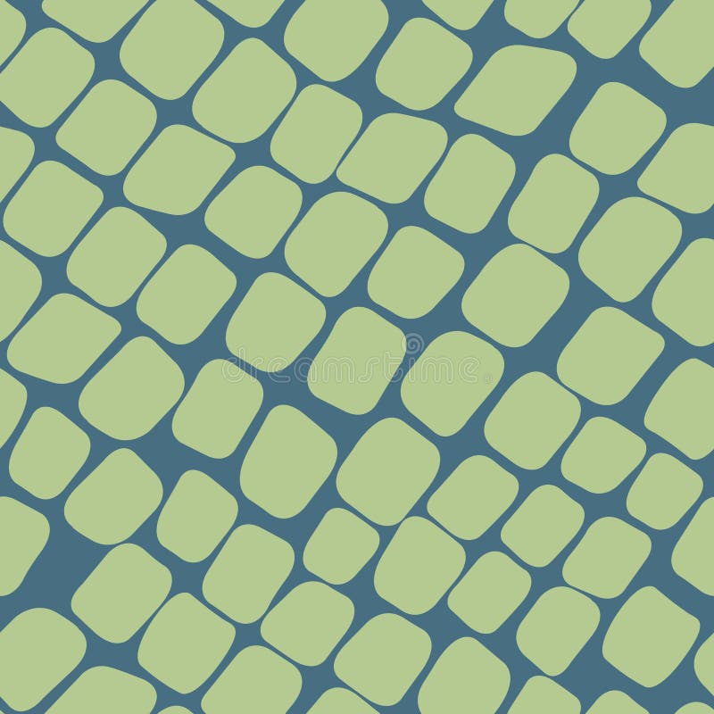 Seamless Green Pattern with Paving Stones Stock Vector - Illustration ...