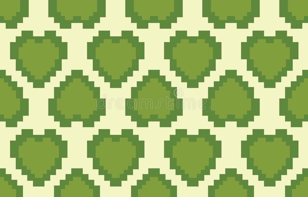 Seamless Green Pixelated Pattern Background Texture Design for Website and Print Stock Vector ...