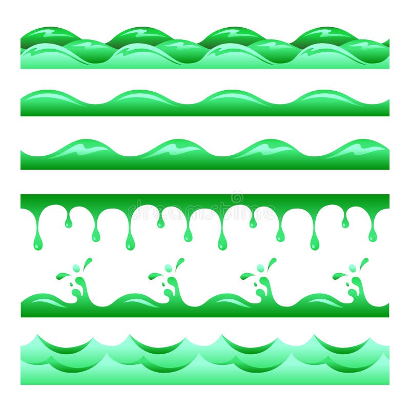 Green Poisoned Water Waves Stock Illustrations – 6 Green Poisoned Water ...