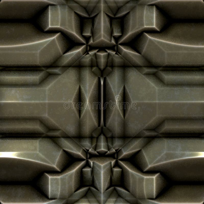 Seamless Green Techno Background Stock Illustration - Illustration of ...