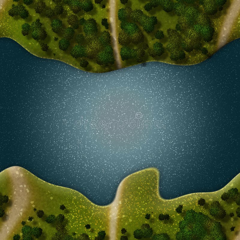 Seamless Green Terrain Background Stock Illustration - Illustration of ...