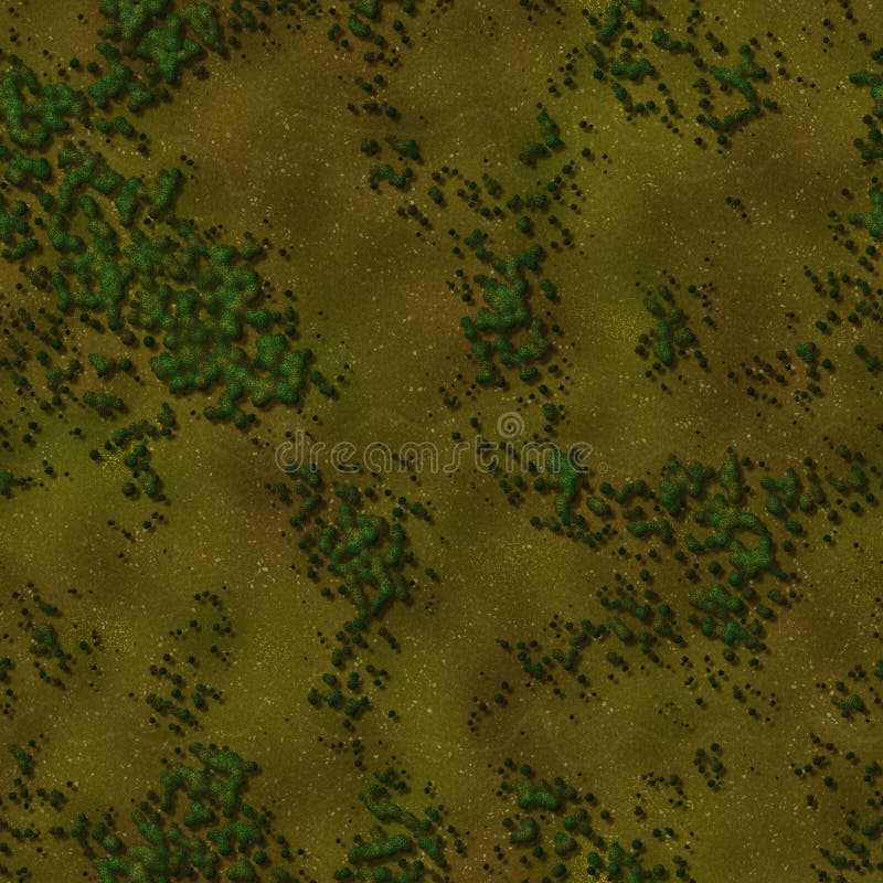Seamless Green Terrain Background Stock Illustration - Illustration of ...
