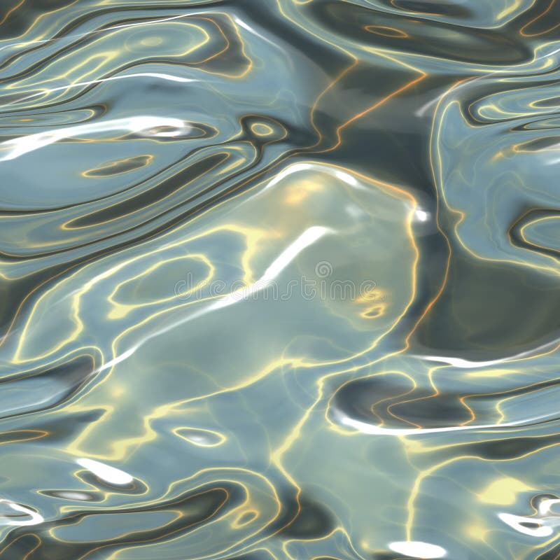 Seamless Green Water Background Stock Illustration - Illustration of ...