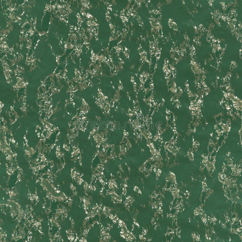 Seamless Green Water Background Stock Illustration - Illustration of ...
