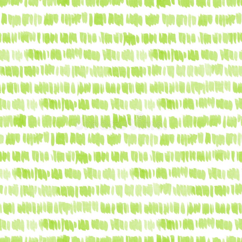 Seamless Green Watercolor Pattern on White Background. Watercolor ...