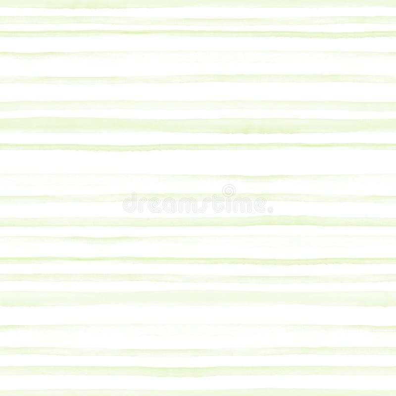 Seamless Green Watercolor Pattern on White Background. Watercolor ...