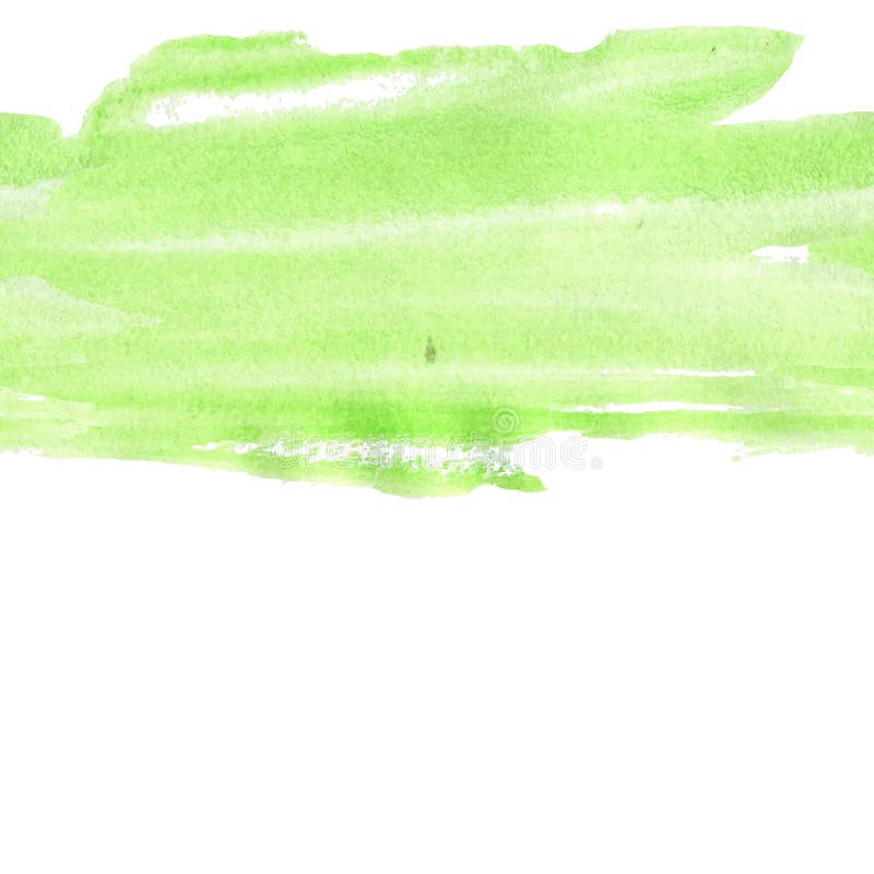 Seamless green watercolour stock illustration. Illustration of canvas ...