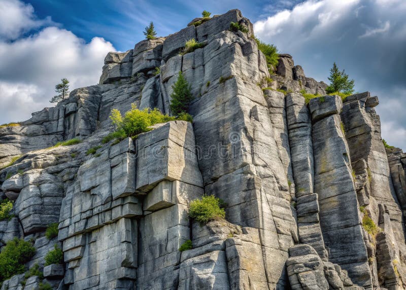 Seamless Grey Mountain Cliff Stone Texture a HighQuality Background for ...