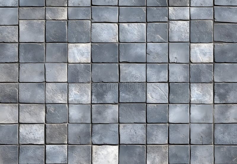 Seamless Grey Stone Tile Pattern for Flooring Stock Illustration ...