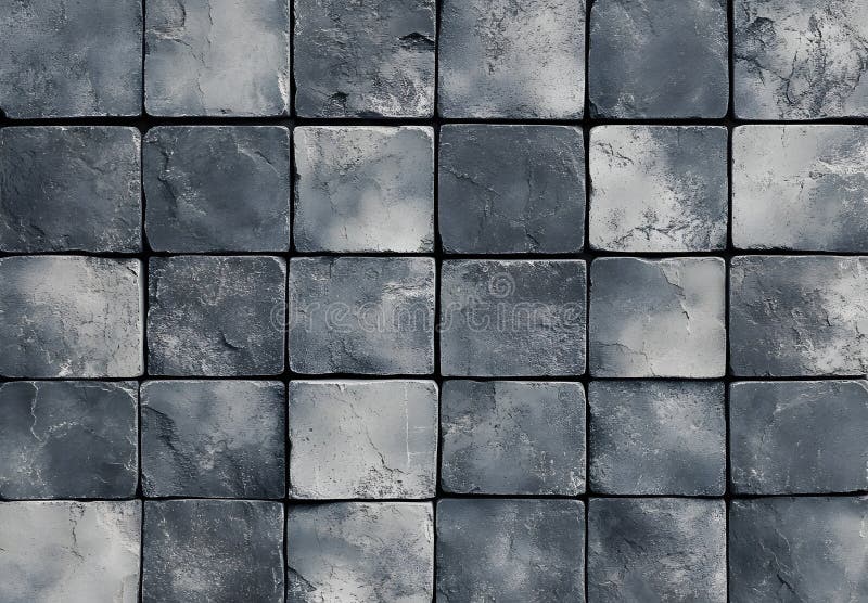 Seamless Grey Stone Tile Pattern for Flooring Stock Illustration ...