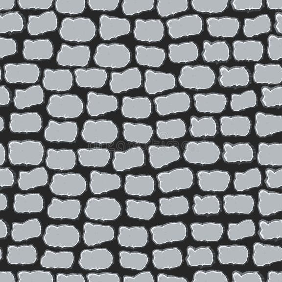 Seamless Grey Stones Pattern Background Stock Vector - Illustration of ...