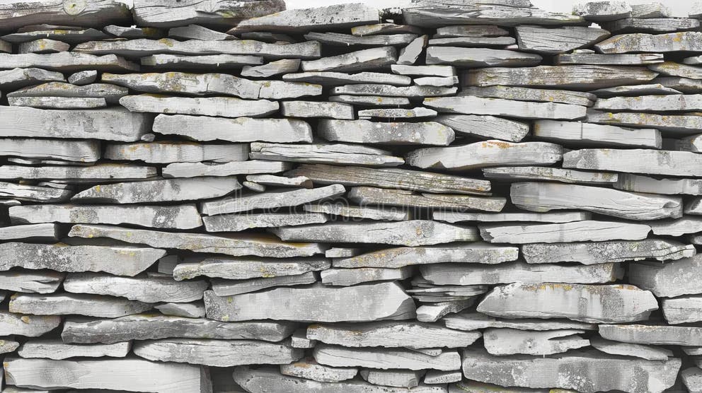 Seamless Grey Stonewall Texture, Rugged Pattern of Weathered Slate ...