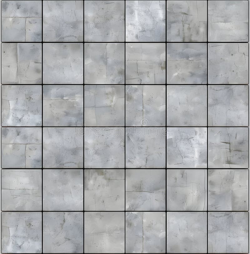 Seamless Grey Tile Floor Pattern Background Stock Illustration ...