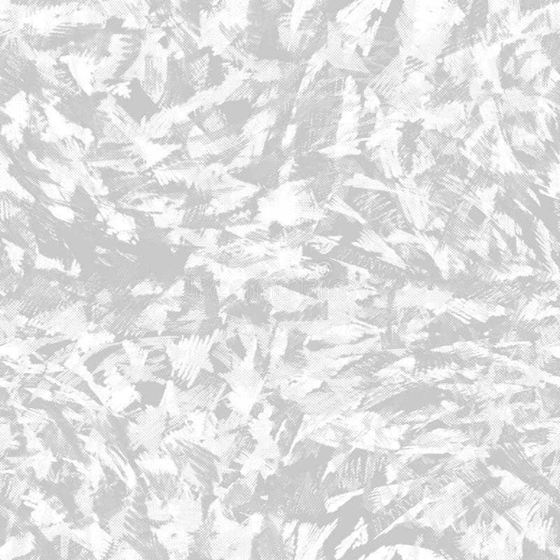 Seamless Hand Drawing Grey and White Screen Print Texture Stock ...