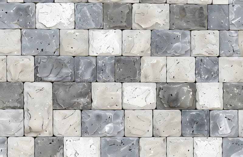 Seamless Grey Flat Roof Tile Wall Texture Stock Illustration ...