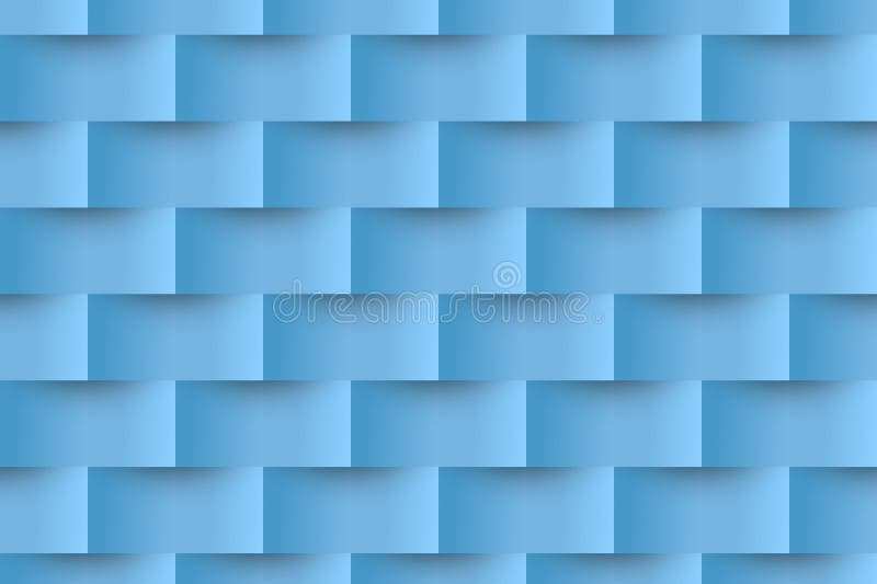Seamless Grid of Horizontal Blue Gradient Panels is Forming in Flat ...