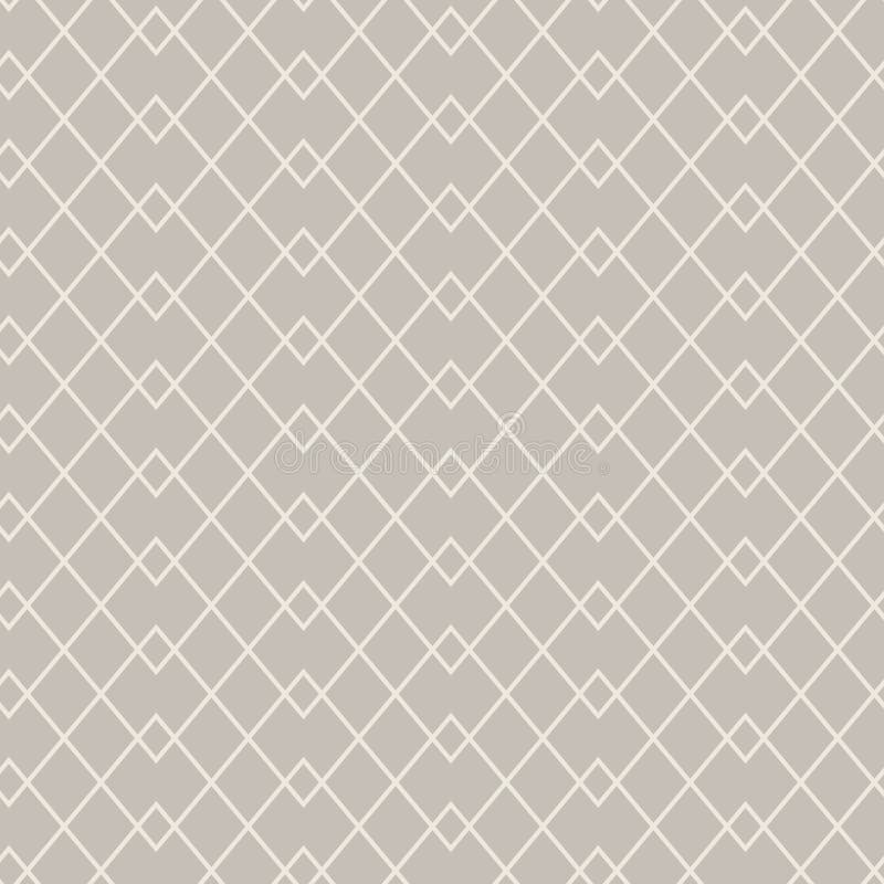 Seamless Grid Pattern. Thin Line Tileable Wallpaper Stock Illustration ...