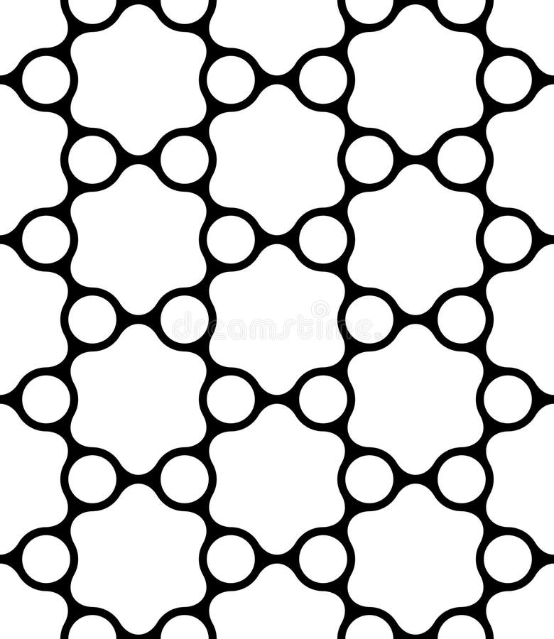 Seamless Grid Pattern stock vector. Illustration of circle - 91965442
