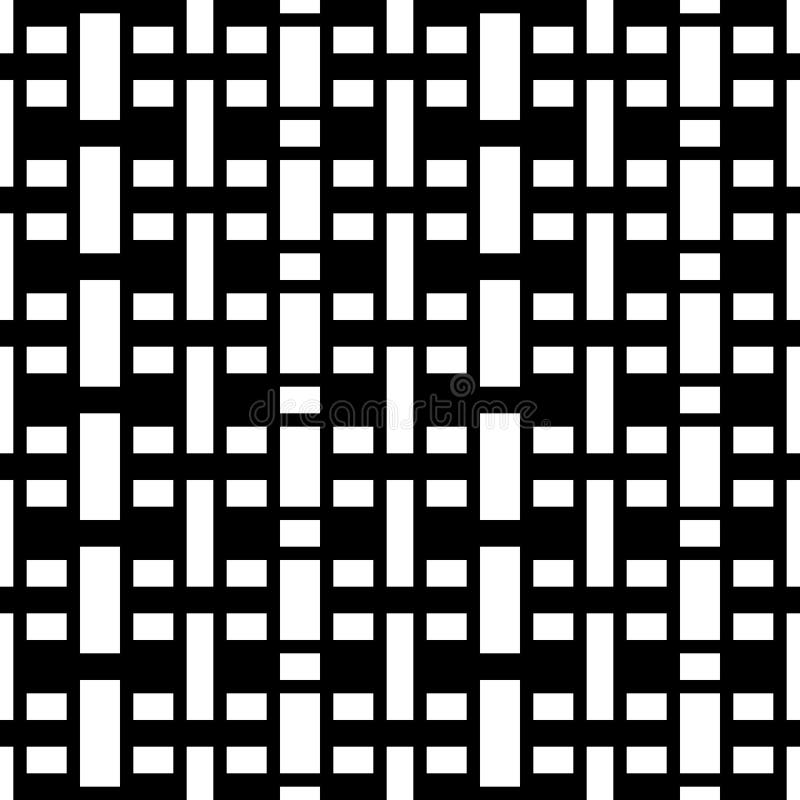 Seamless Grid Pattern stock vector. Illustration of monochrome - 93919691