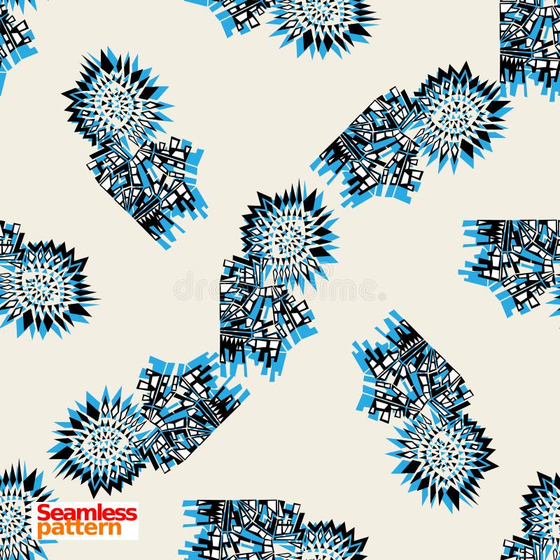 Seamless groovie pattern stock vector. Illustration of decoration ...