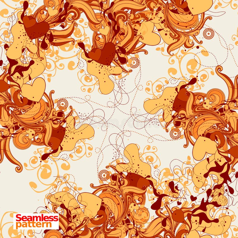 Seamless groovie pattern stock vector. Illustration of seamless - 156195532