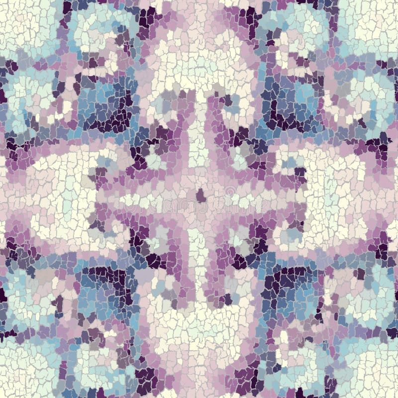 Seamless Grunge Abstract Square Pattern. Paint Grunge Cracks. Stock ...