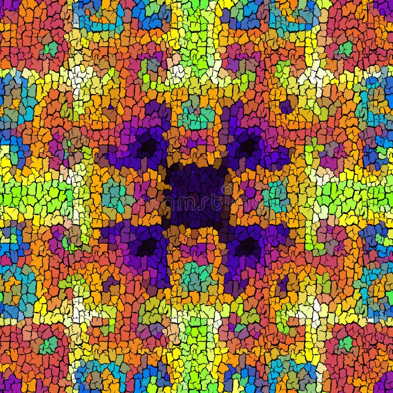 Seamless Grunge Abstract Square Pattern. Paint Grunge Cracks. Stock ...