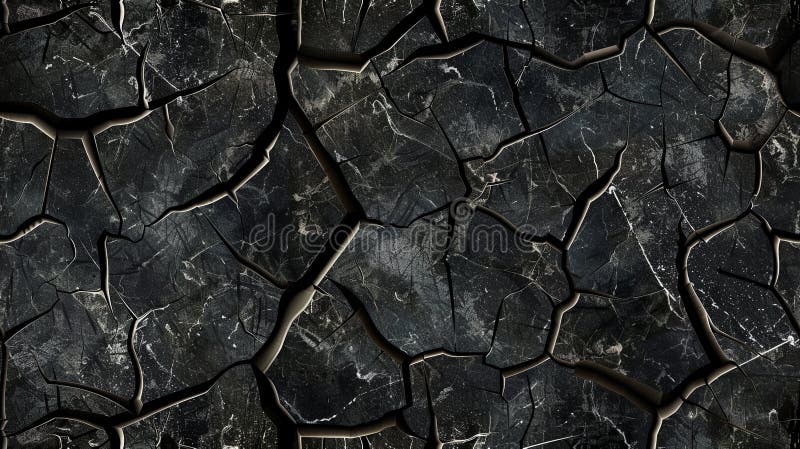 Seamless Grunge Cracks Design. Eerie Horror Pattern for Versatile ...