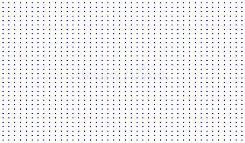 Seamless Halftone Dot Pattern with Small Blue Dots on a White ...
