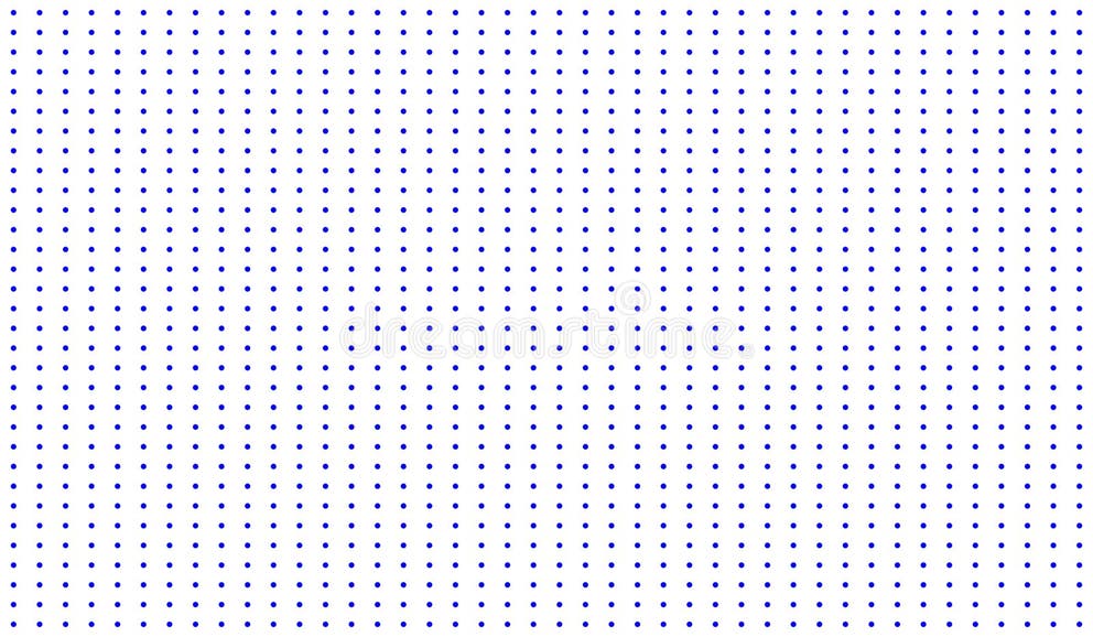 Seamless Halftone Dot Pattern with Small Blue Dots on a White ...