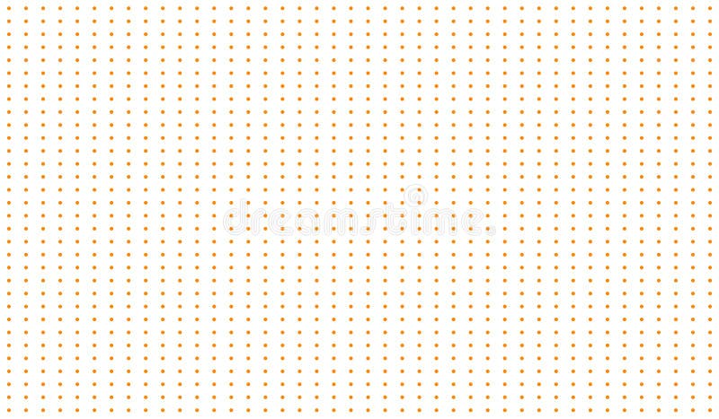 Seamless Halftone Dot Pattern with Small Orange Dots on a White ...