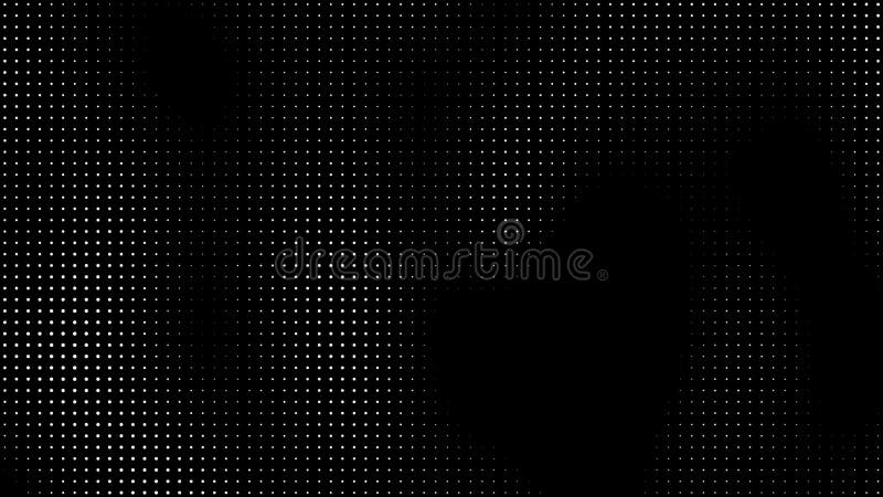 Seamless - Halftone Dots Motion Background, Wave Pattern. Motion ...