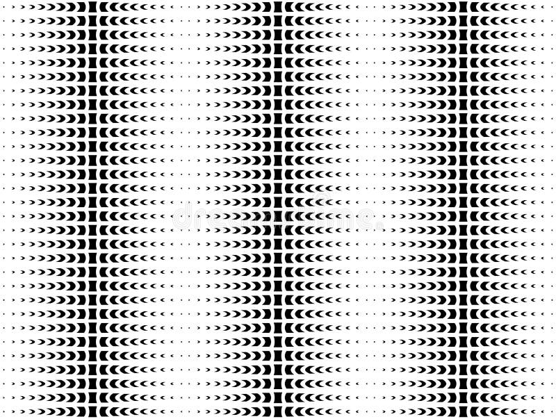 Seamless Halftone Geometric Pattern Vector, Rectangle Halftone Abstract ...