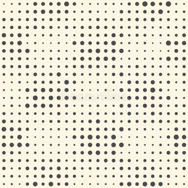 Seamless Halftone Pattern. Abstract Pixel Background Stock Vector ...