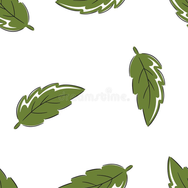 Drawn Leaf Pattern Stock Illustrations – 481,810 Drawn Leaf Pattern ...