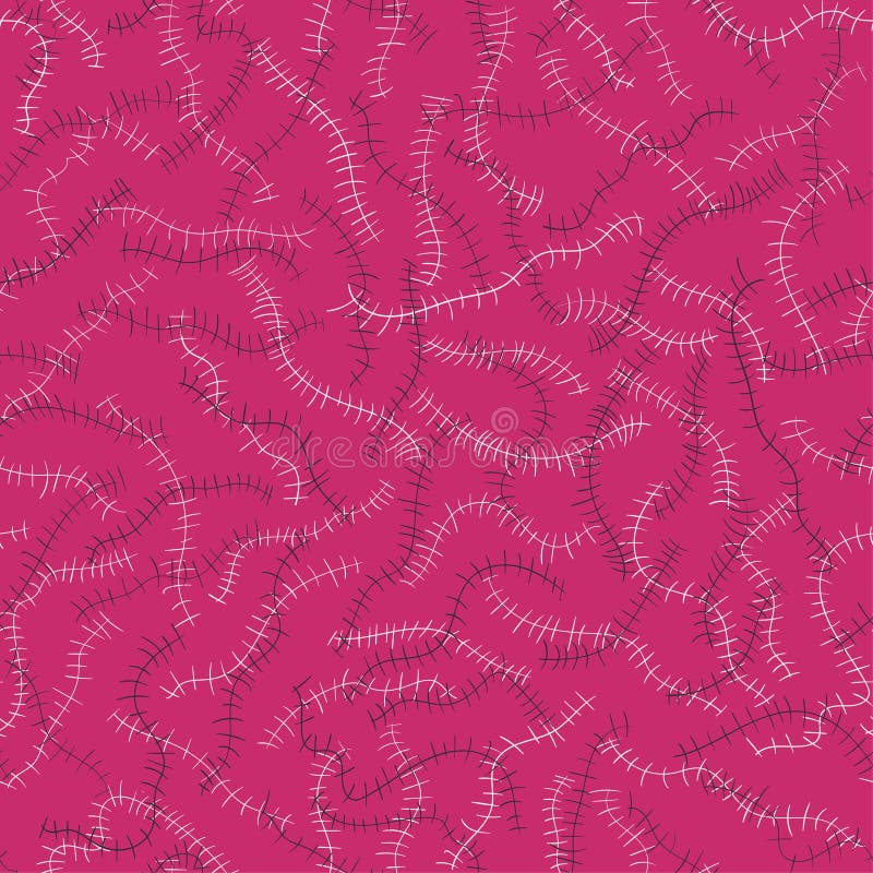 Scars Line Icon in Vector, C-section Scar Illustration Stock Vector ...