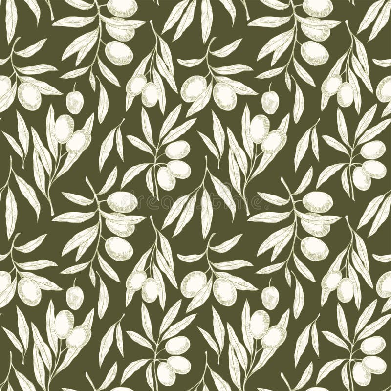 Olive Tree Pattern Stock Illustrations – 12,720 Olive Tree Pattern ...